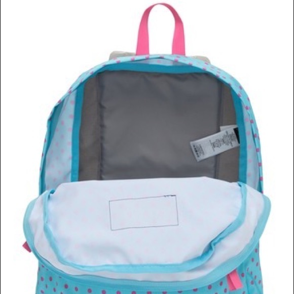 Jansport | Bags | Jansport Superbreak Backpack Blue Topaz Lipstick ...